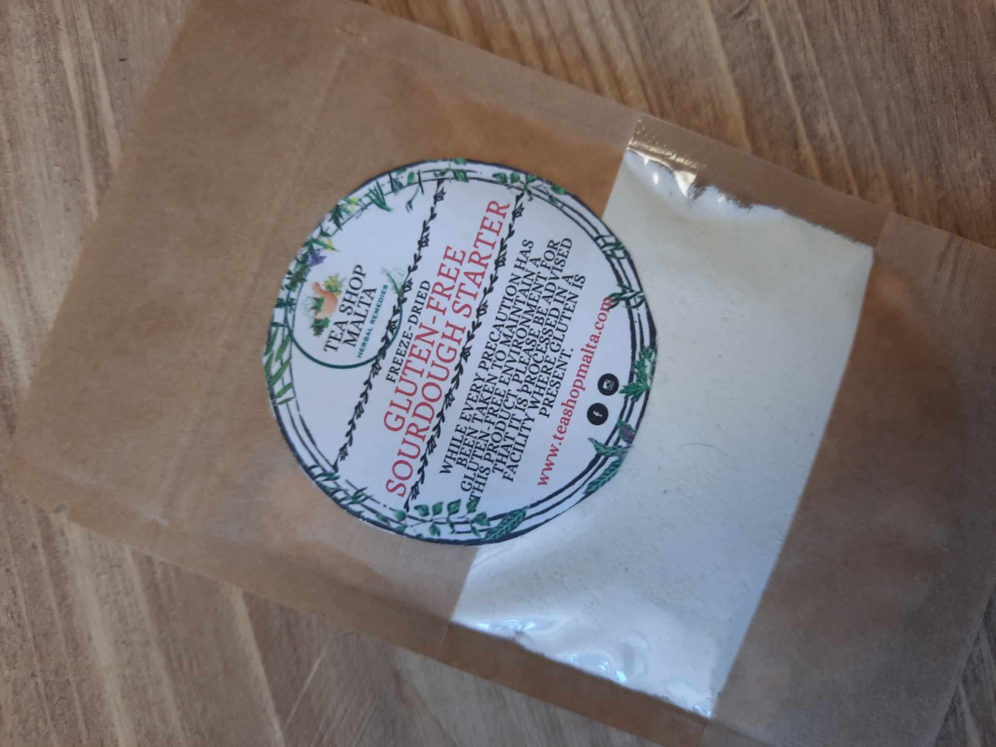 Tea Shop Malta - Sourdough Starter (15g) (Gluten-Free) - Biome Munch